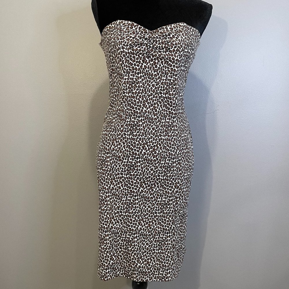 Vintage Avon Fashions Cheetah Print Body Con Midi Dre… - Gem